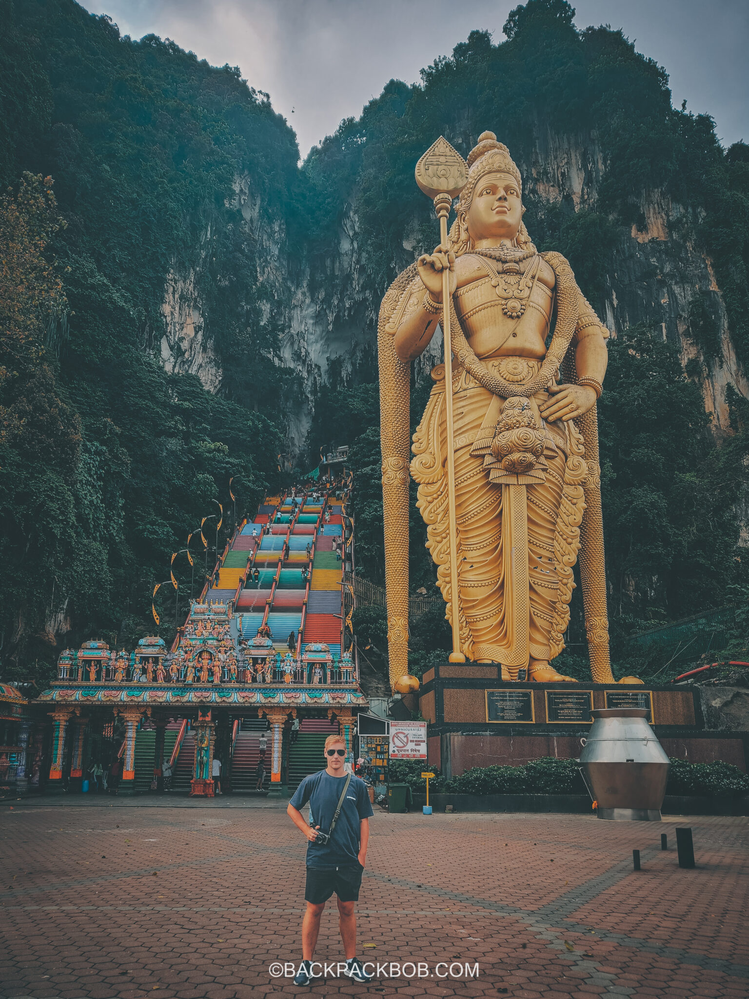 Batu Caves In Kuala Lumpur Is It Really Worth Visiting? Colored Stairs ...